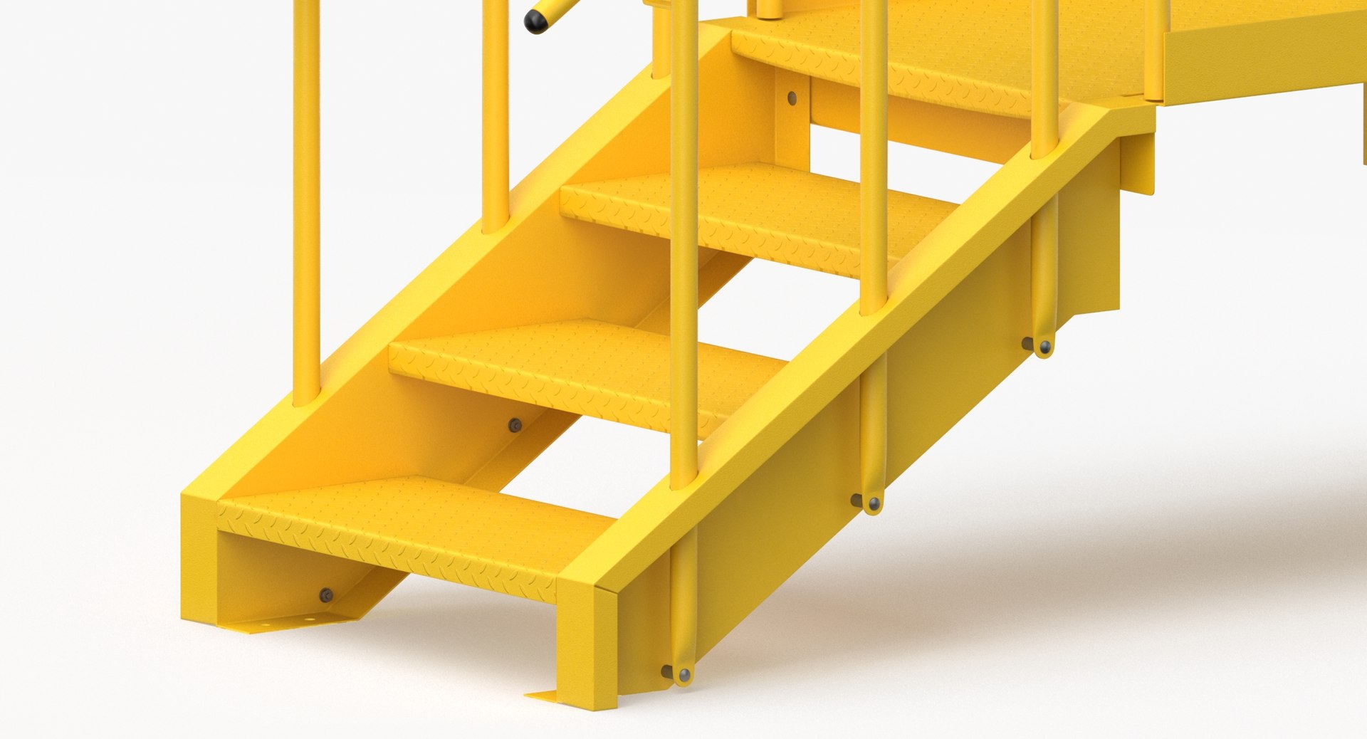 Platform Ladder 3D model - TurboSquid 1880135