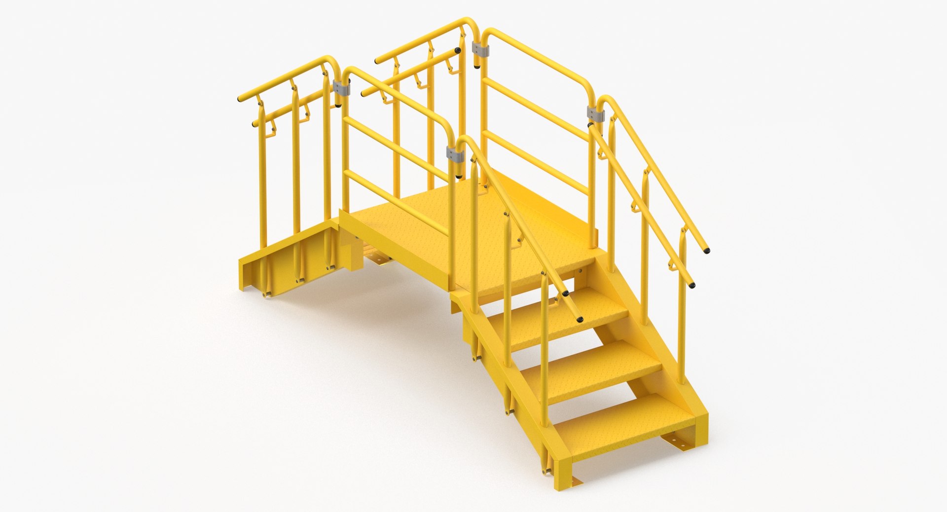 Platform Ladder 3D model - TurboSquid 1880135