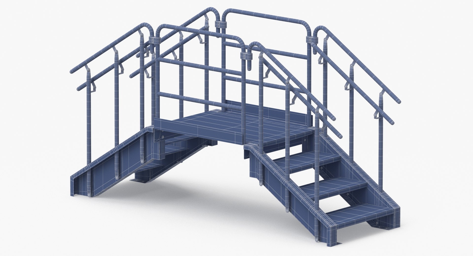 Platform Ladder 3D model - TurboSquid 1880135