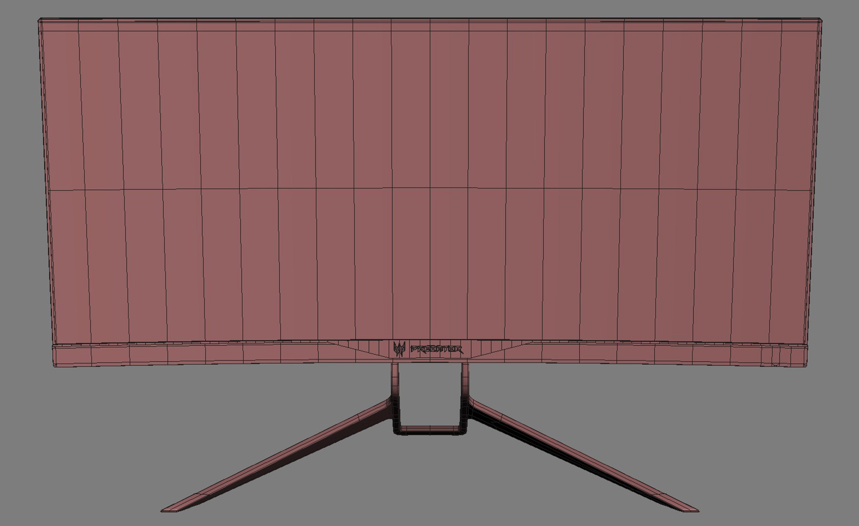 3d Curved Monitor Acer Predator Model