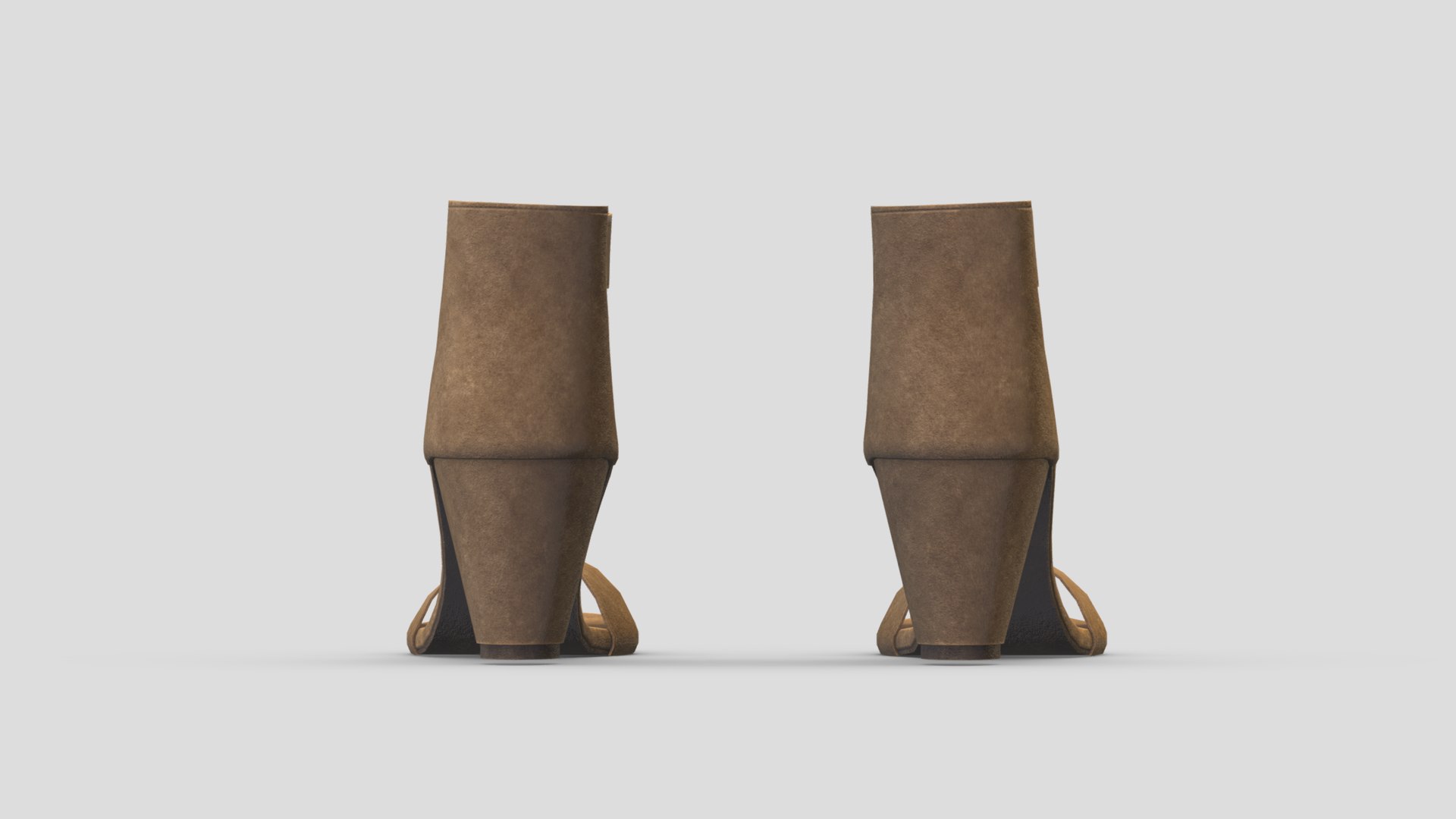 3D Ankle Strap Low Poly Model - TurboSquid 2251438