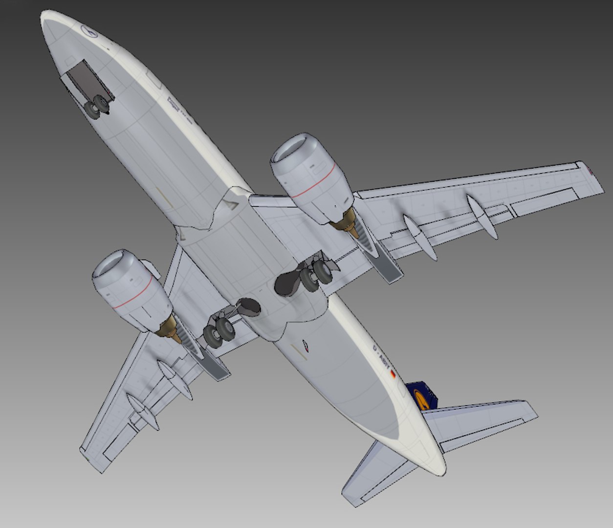 boeing 737 500 - 3ds