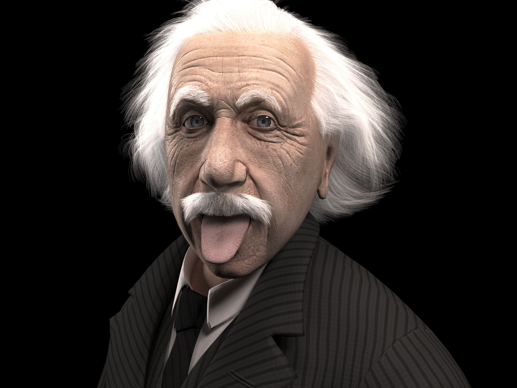 3D albert einstein - TurboSquid 1168221