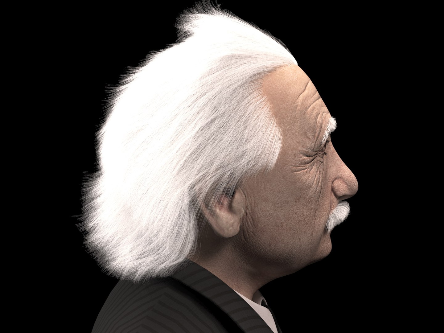 3D Albert Einstein - TurboSquid 1168221