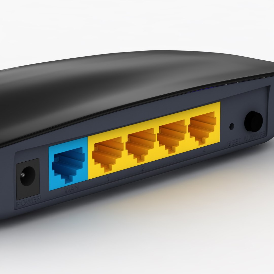 Medialink Wireless N Router 3d Model