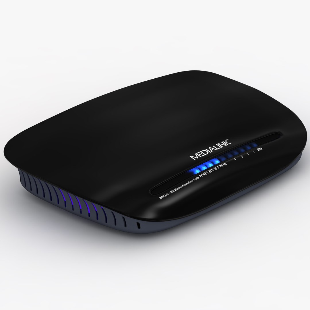 Medialink Wireless N Router 3d Model