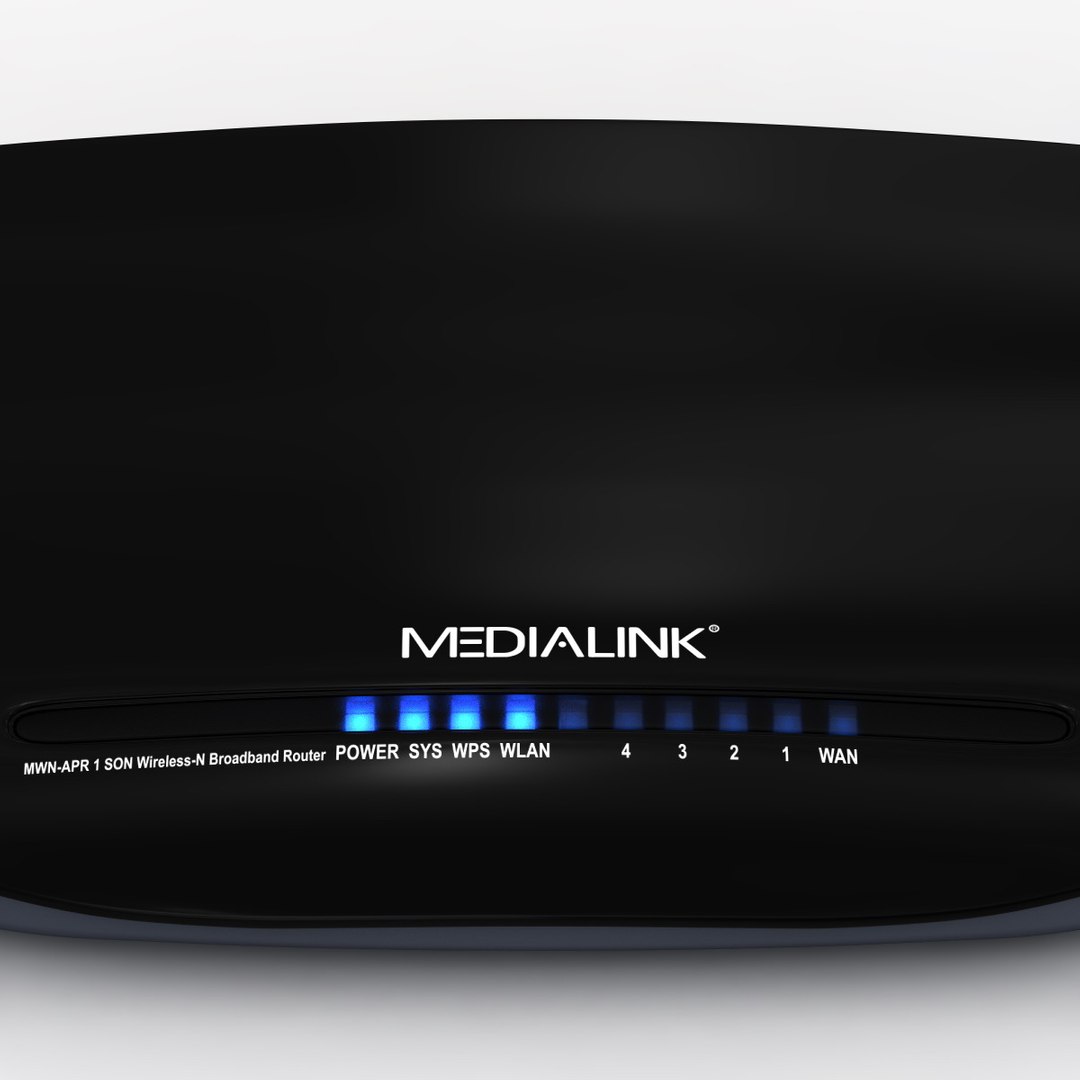 Medialink Wireless N Router 3d Model
