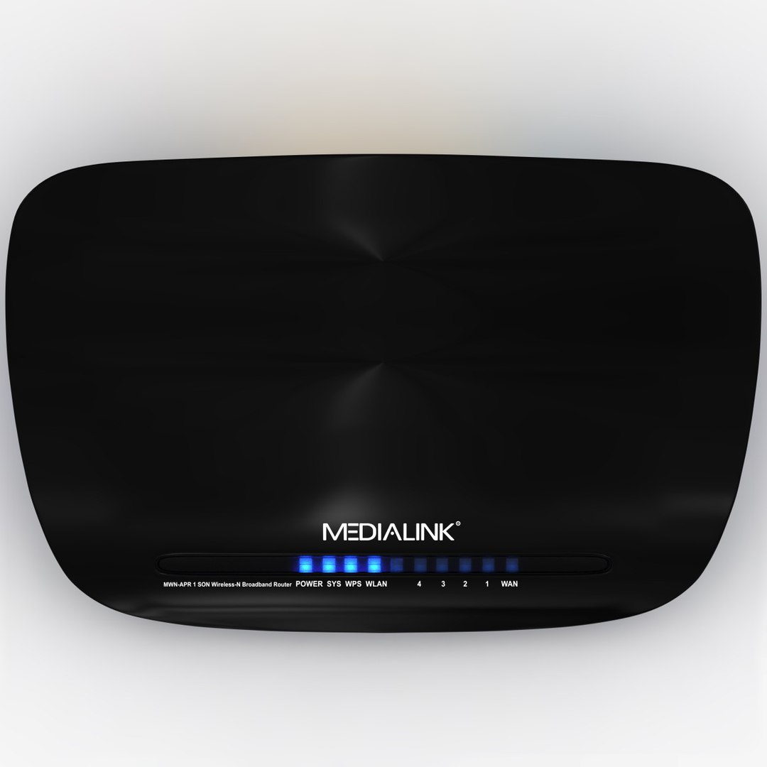 Medialink Wireless N Router 3d Model