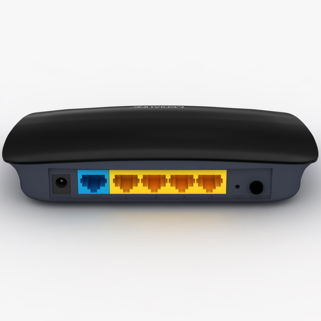 Medialink Wireless N Router 3d Model