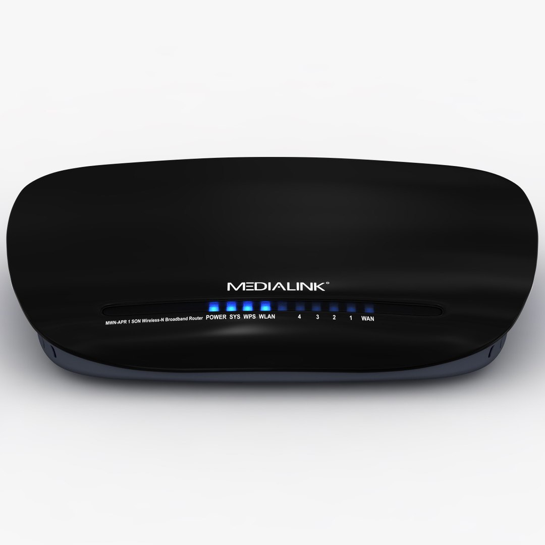 Medialink Wireless N Router 3d Model