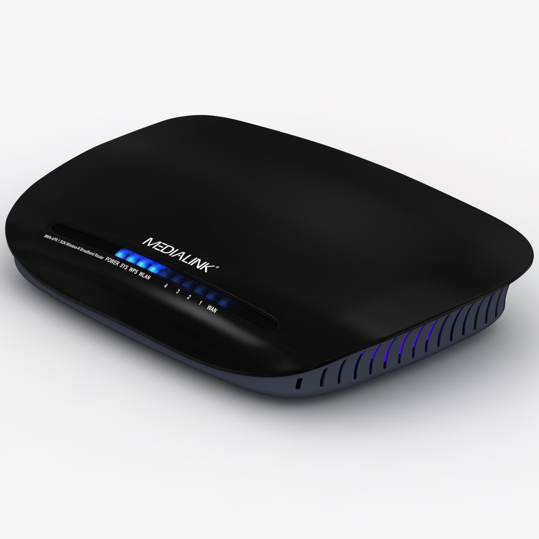 Medialink Wireless N Router 3d Model