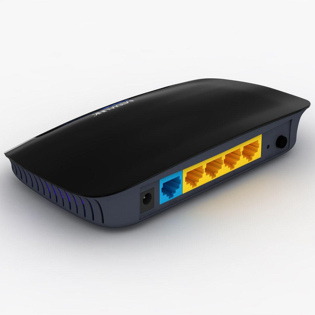Medialink Wireless N Router 3d Model