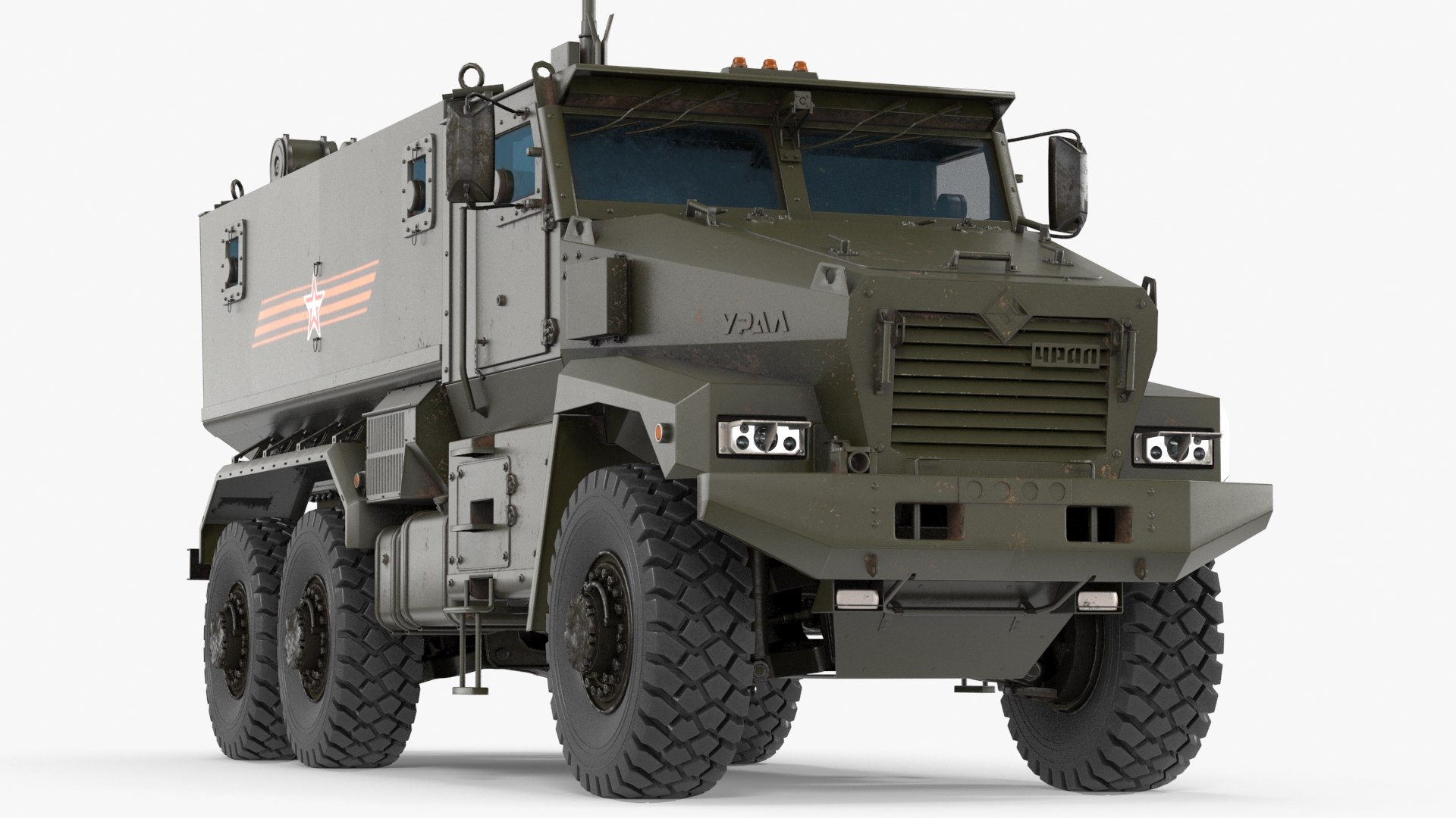 3D Ural-63095 Typhoon-u Typhoon Ural Model - TurboSquid 1544948