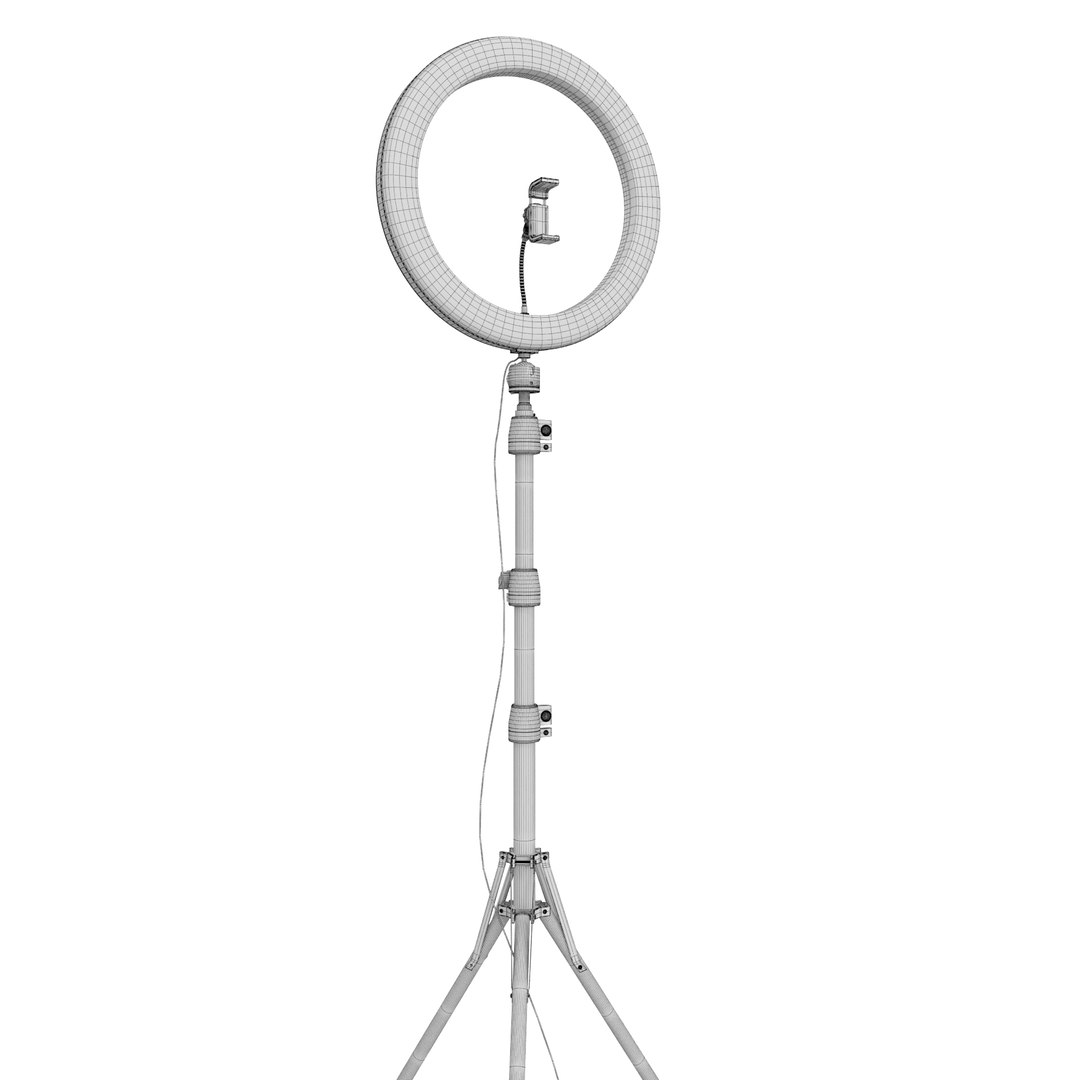 Hama SpotLight Steady 120 LED Ring Light 3D - TurboSquid 1788913