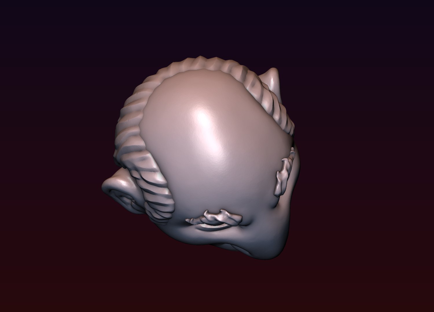 Cartoon Head 3D Print 3D - TurboSquid 1879577