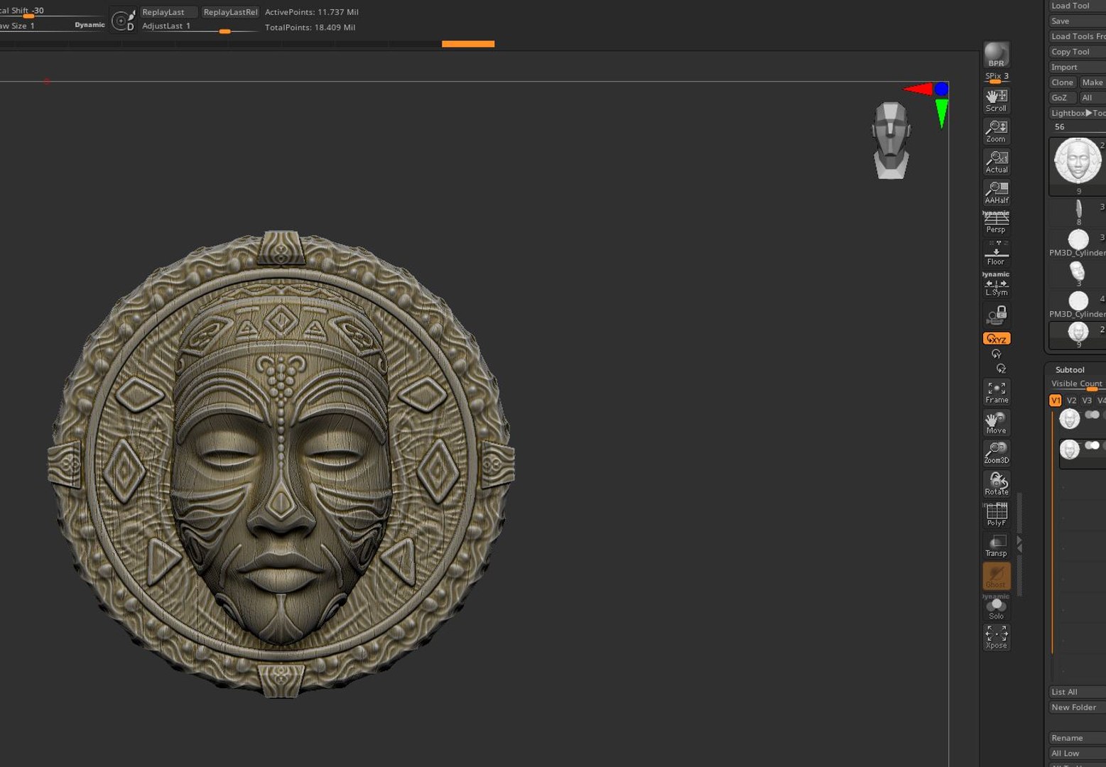 Wall Mask 3D Model - TurboSquid 2285114