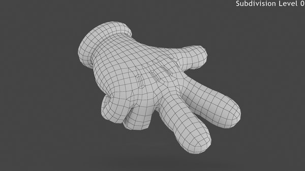 modelo 3d Mano de dibujos animados 6 - TurboSquid 1698598