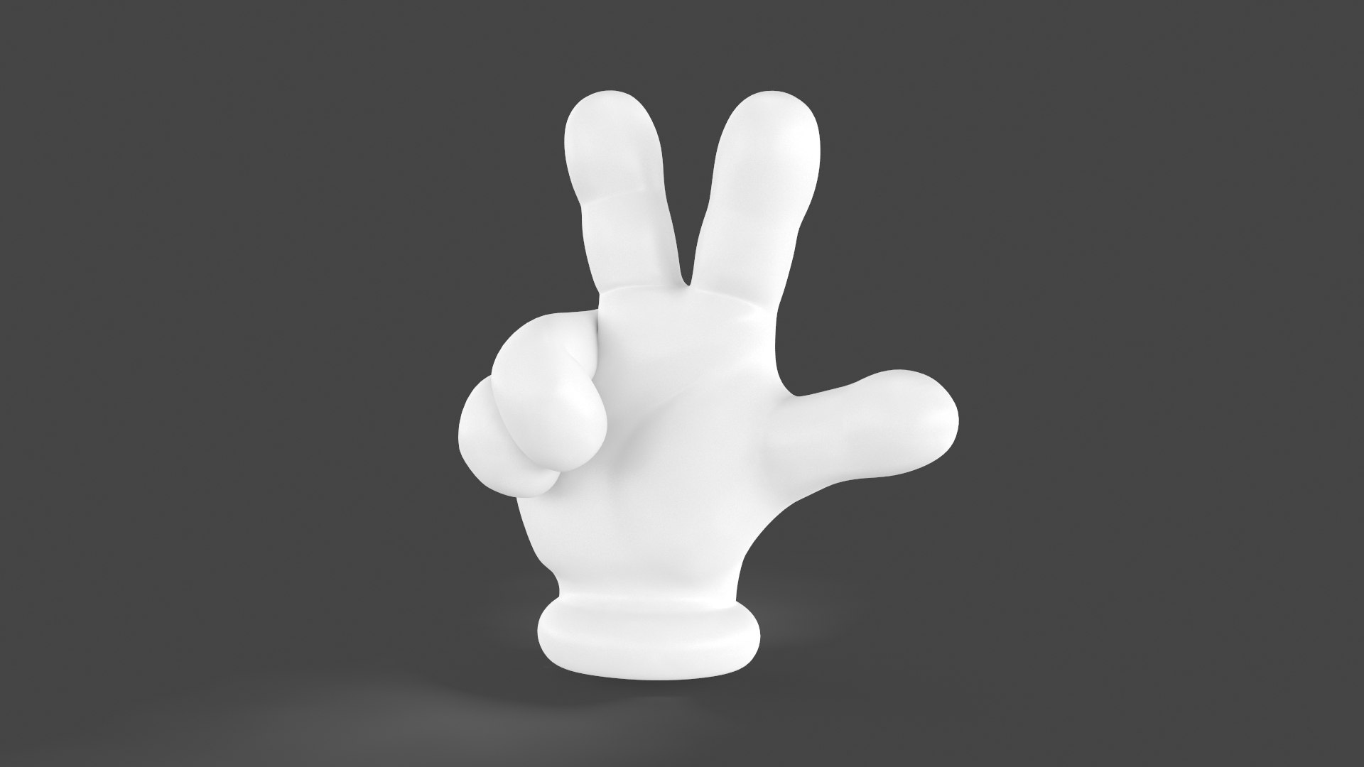 Cartoon Hand 3D Model - TurboSquid 1698598
