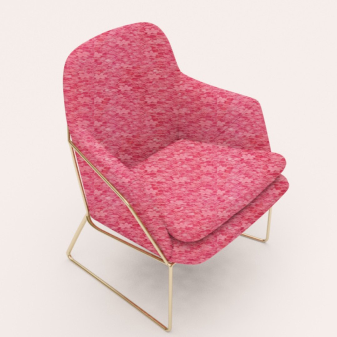 3D model frame armchair chair - TurboSquid 1474530