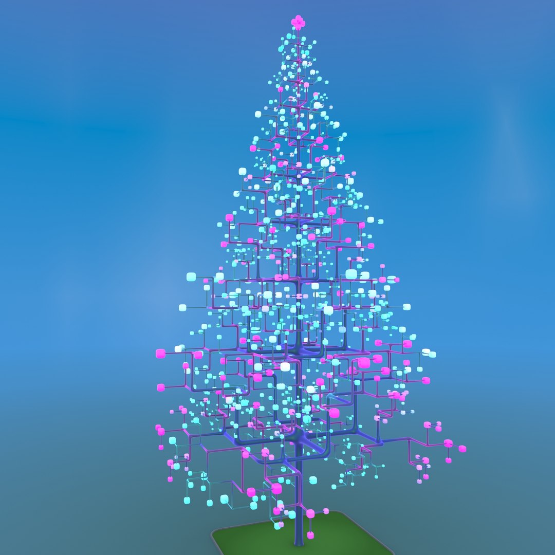3D Sci-Fi Pine Tree - TurboSquid 2116806