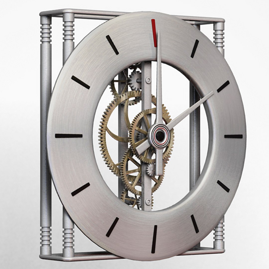 Gear Clock 3d Model