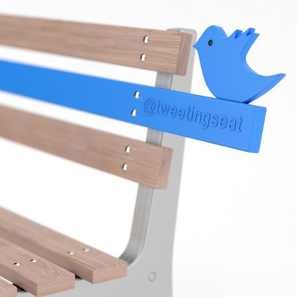 Twitter Bench 3D 모델 - TurboSquid 813032