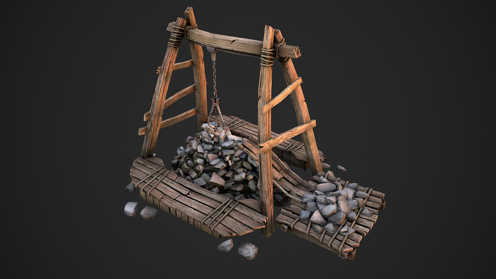 Quarry Stone Rock Mine 3D - TurboSquid 2245441