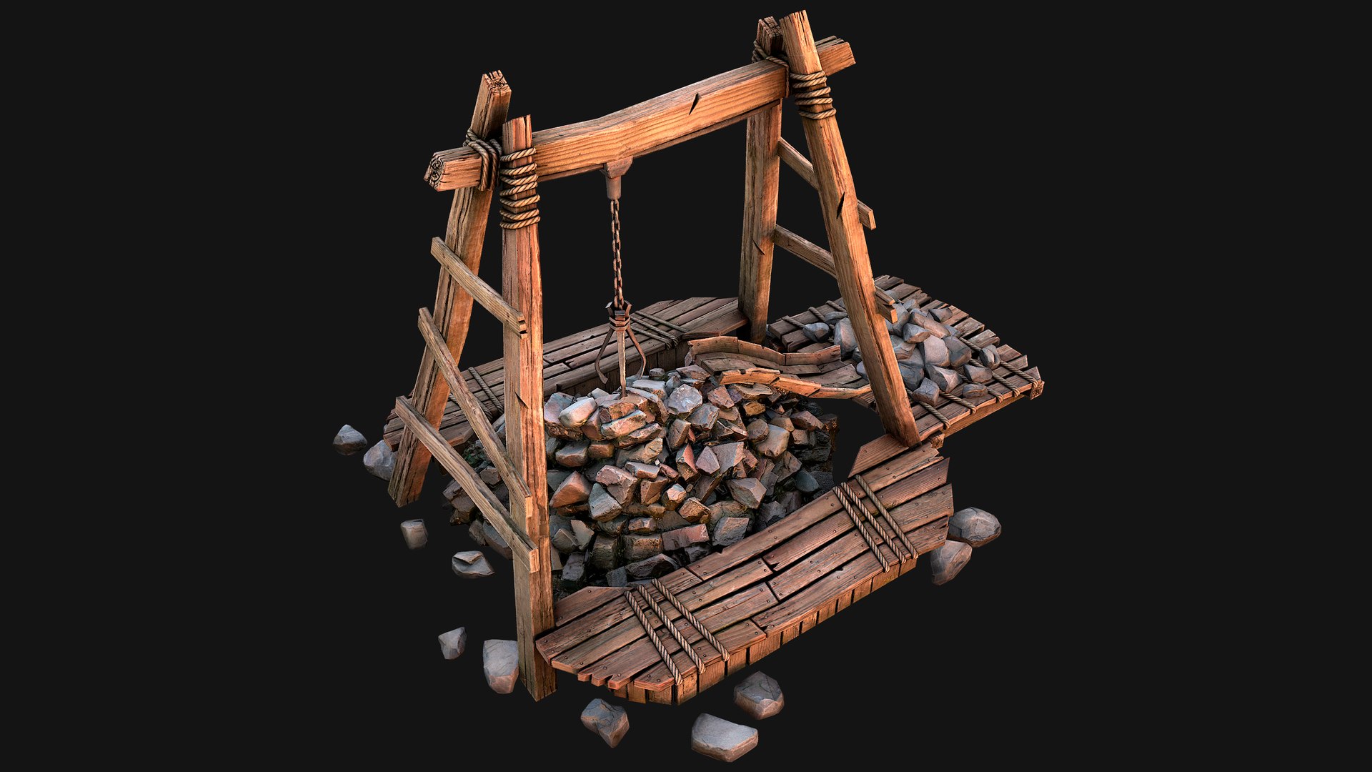 Quarry Stone Rock Mine 3D - TurboSquid 2245441
