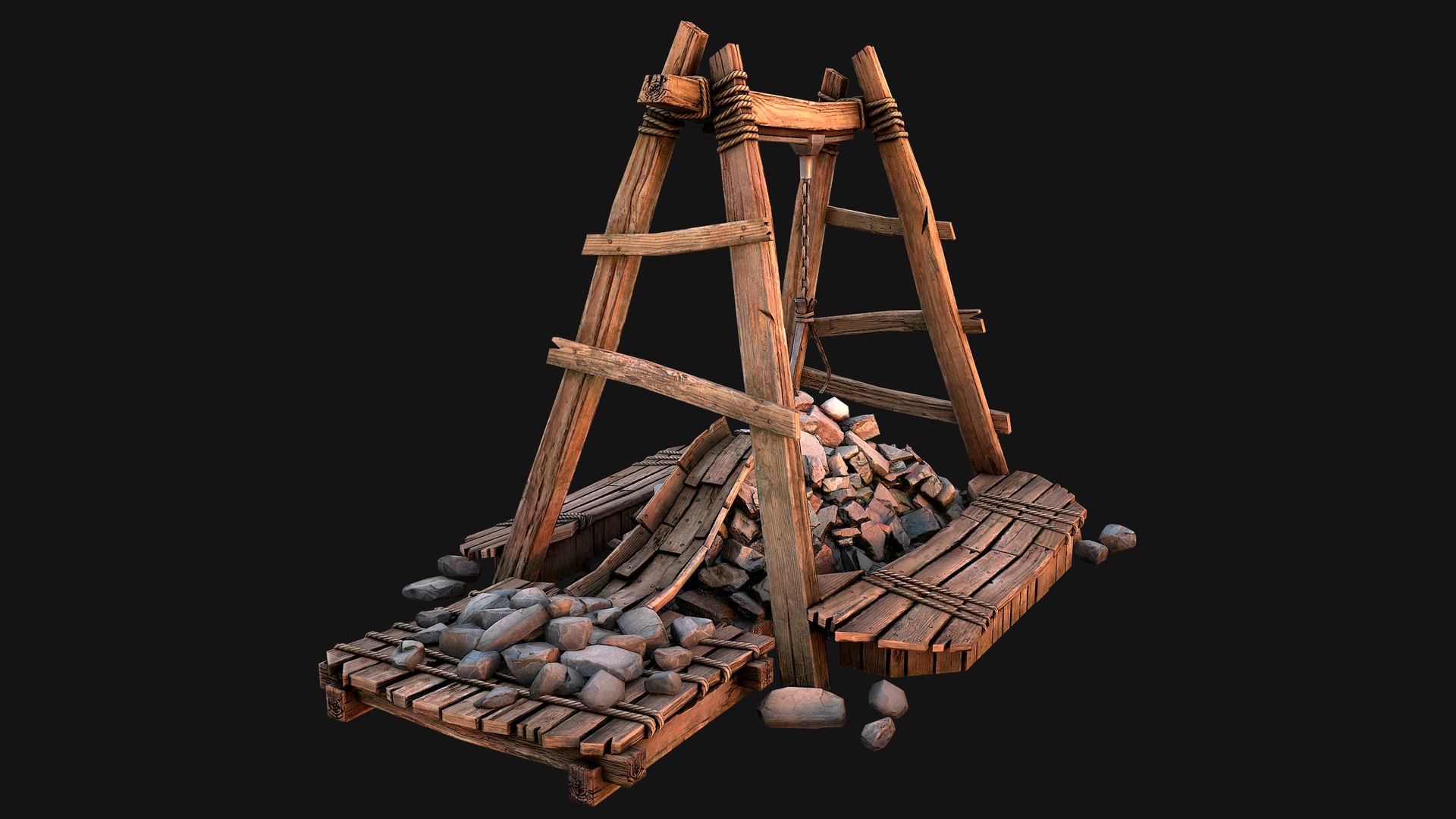 Quarry Stone Rock Mine 3D - TurboSquid 2245441