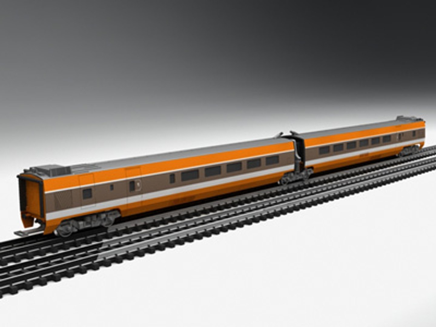 1st Generation Tgv High-speed 3d Model