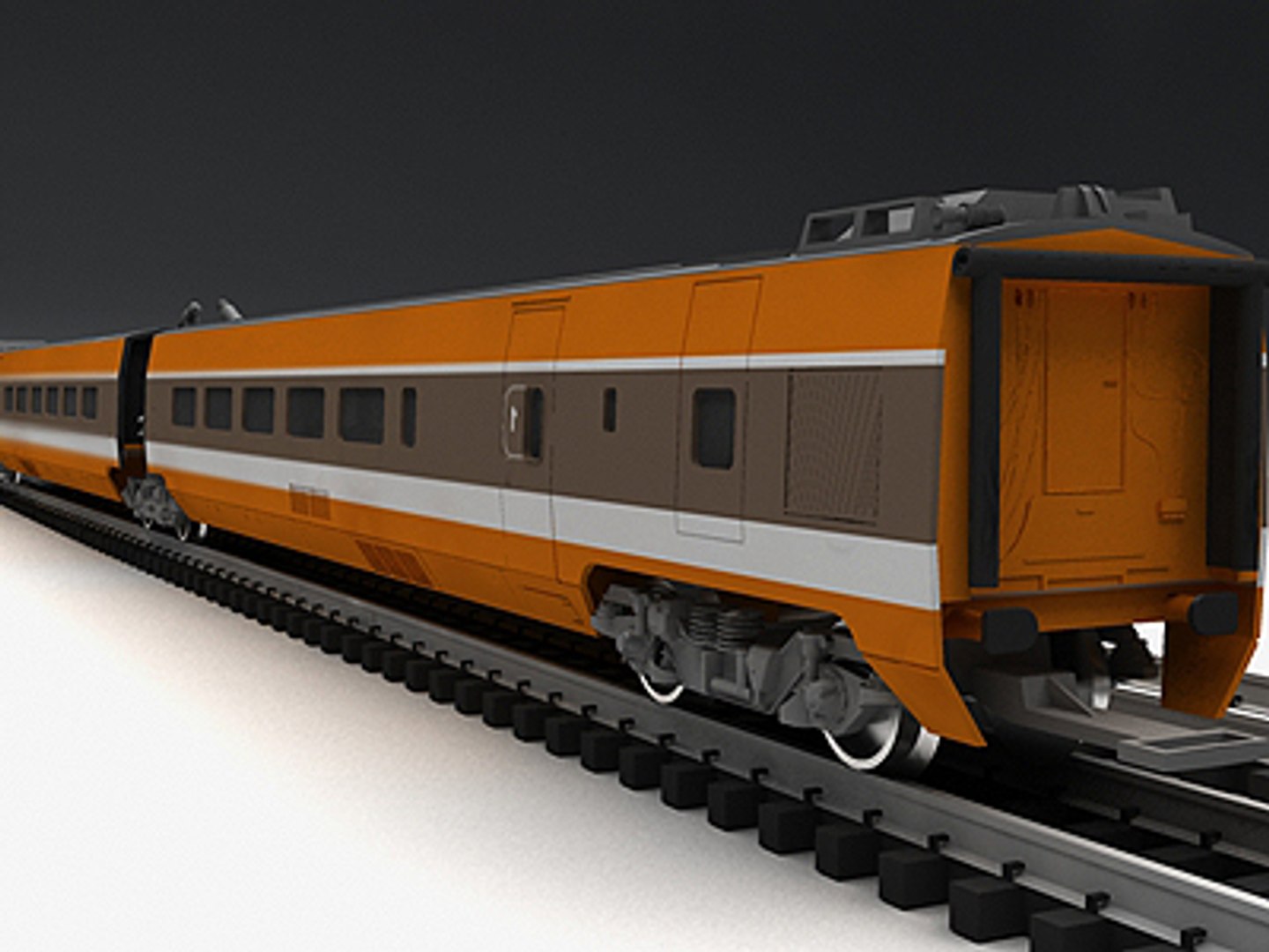 1st Generation Tgv High-speed 3d Model