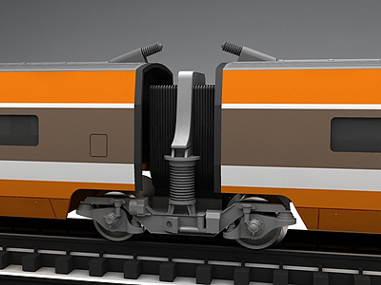 1st Generation Tgv High-speed 3d Model