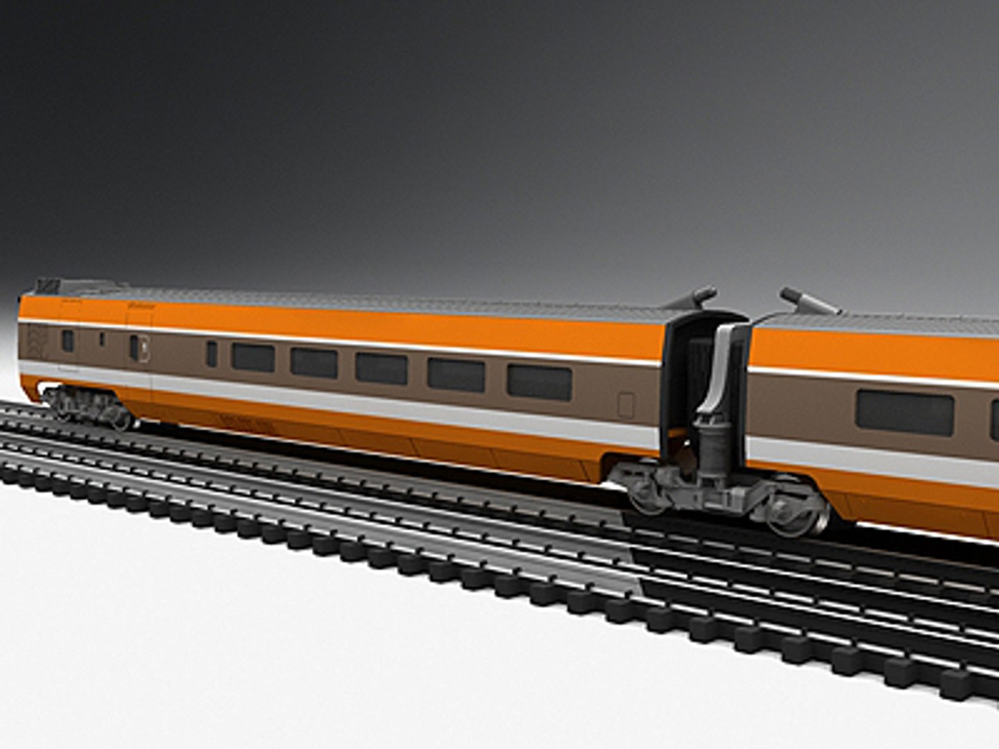 1st Generation Tgv High-speed 3d Model