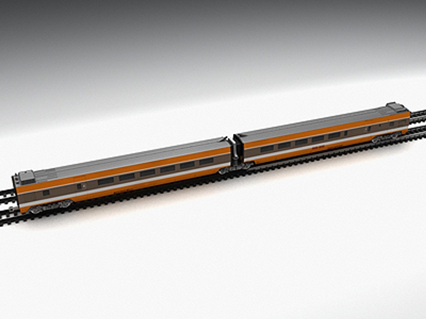 1st Generation Tgv High-speed 3d Model