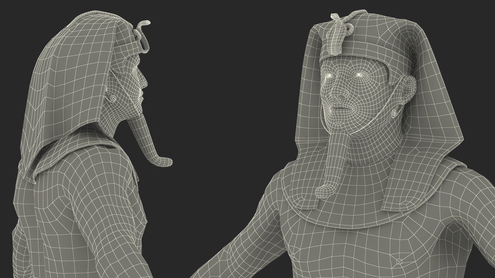 3D Ancient Egyptian Pharaoh - TurboSquid 2084424