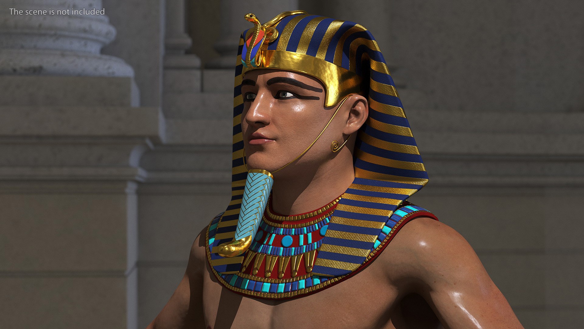 3D Ancient Egyptian Pharaoh - TurboSquid 2084424