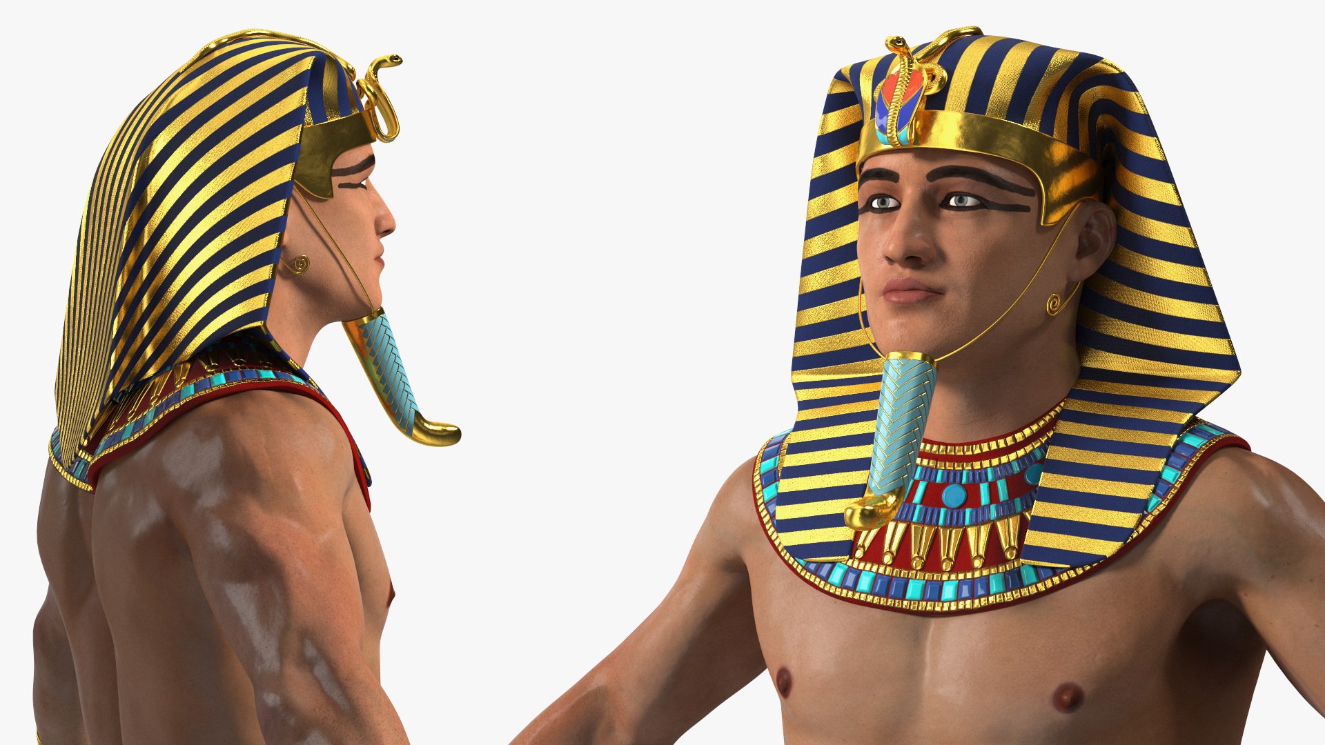3D Ancient Egyptian Pharaoh - TurboSquid 2084424