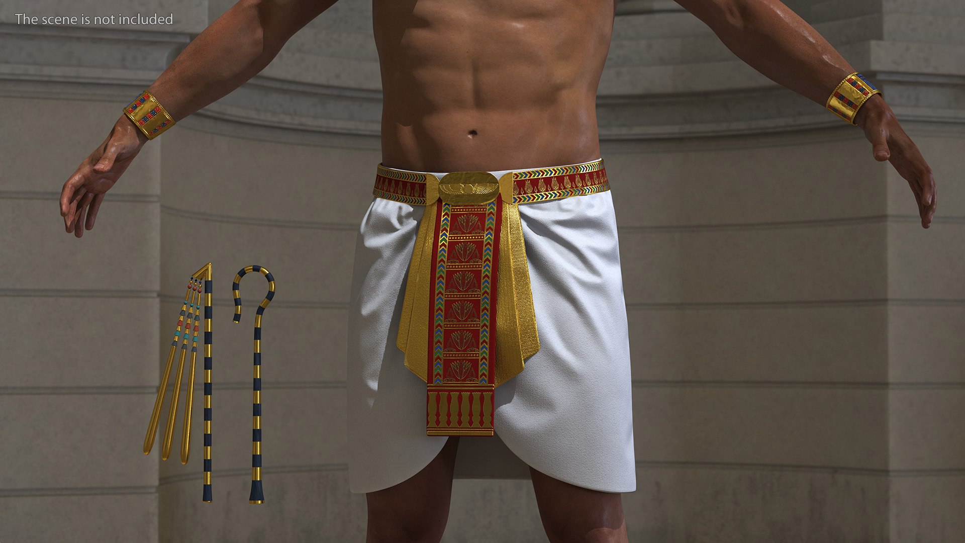 3D Ancient Egyptian Pharaoh - TurboSquid 2084424