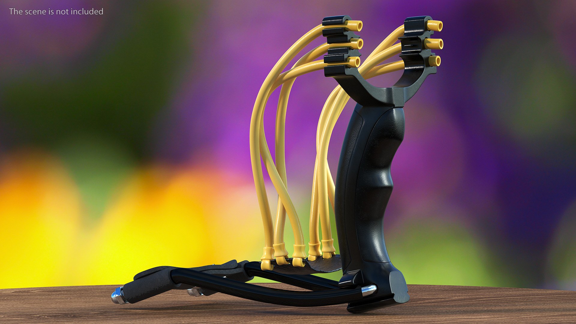 Folding Black Wrist Slingshot Catapult 3D - TurboSquid 2114720