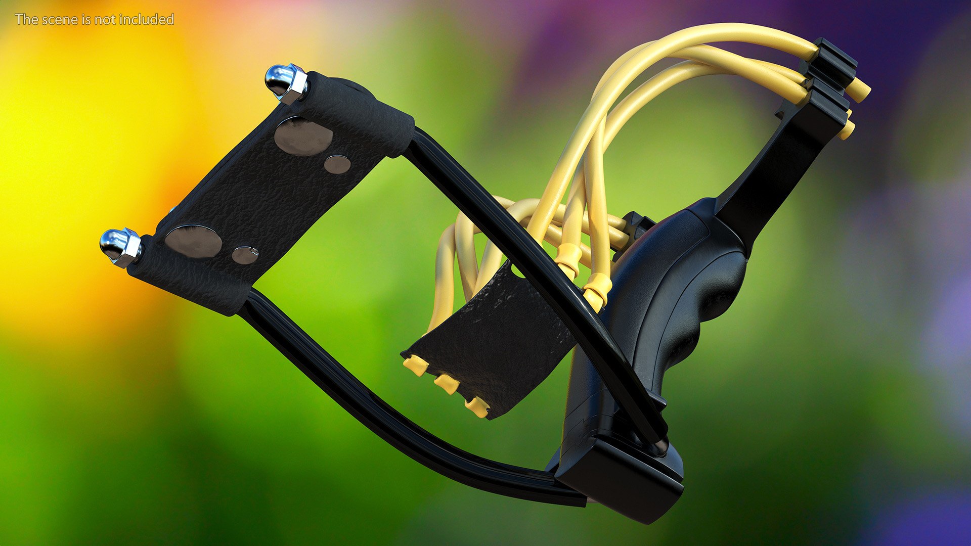 Folding Black Wrist Slingshot Catapult 3D - TurboSquid 2114720