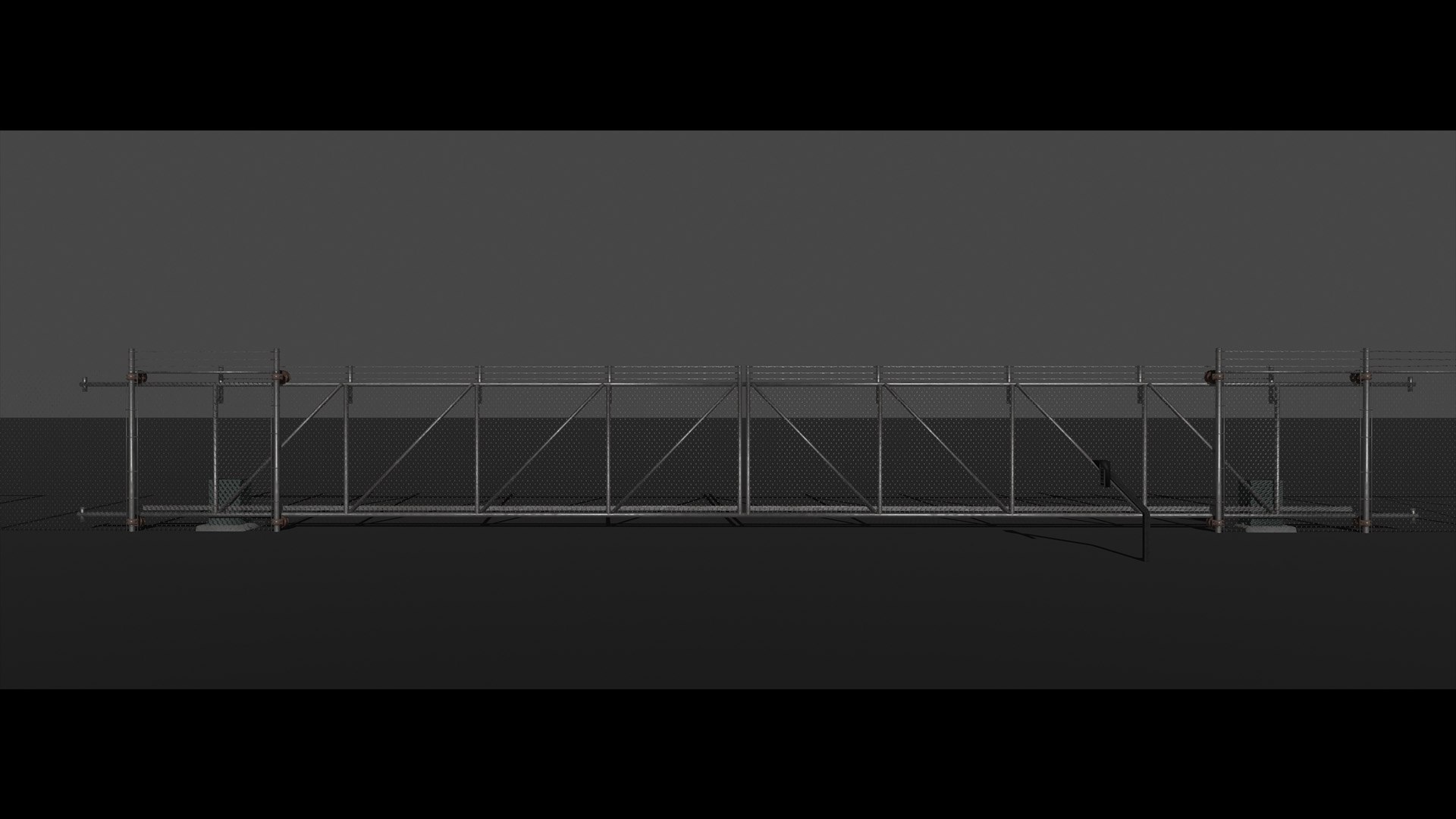3D Chainlink Fence Low-Poly Modular Set - TurboSquid 2043429