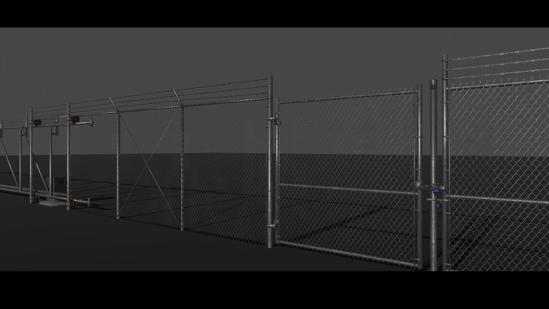3D Chainlink Fence Low-Poly Modular Set - TurboSquid 2043429