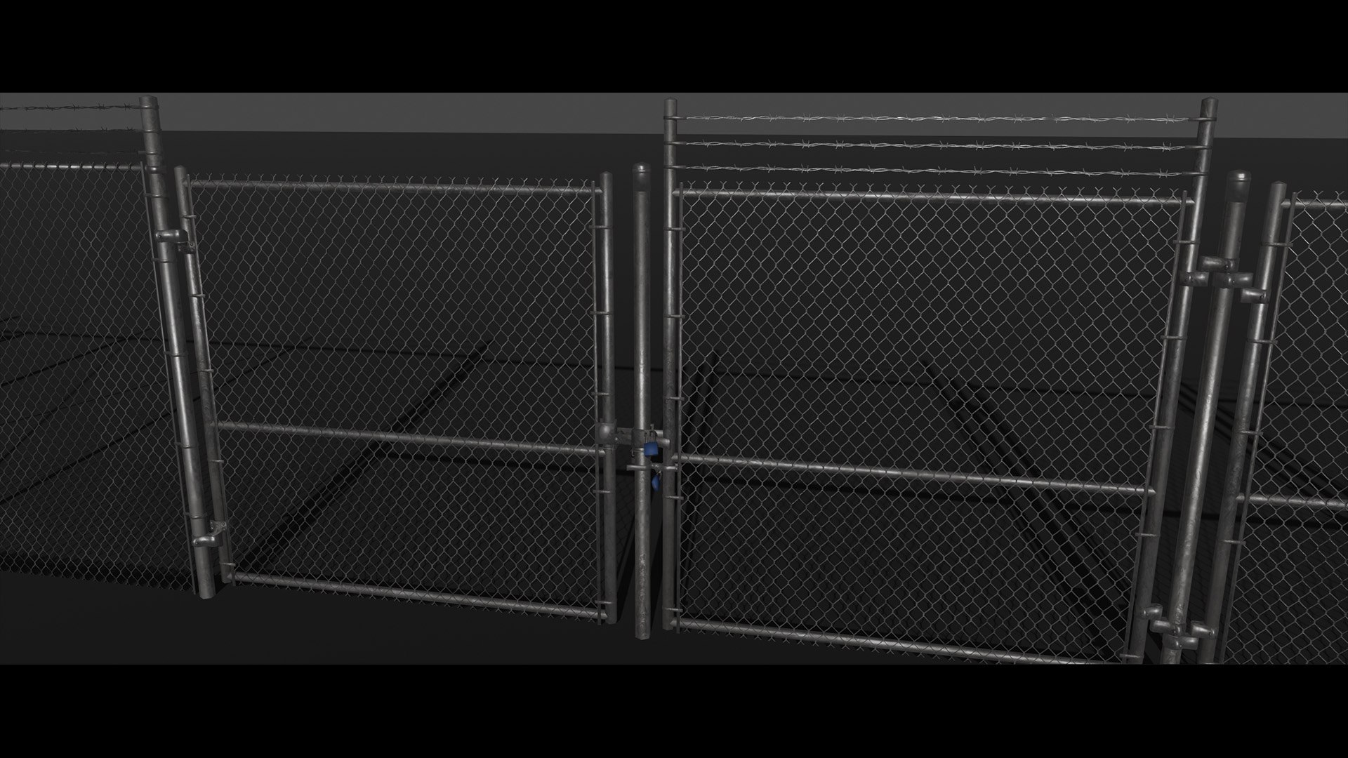 3D Chainlink Fence Low-Poly Modular Set - TurboSquid 2043429