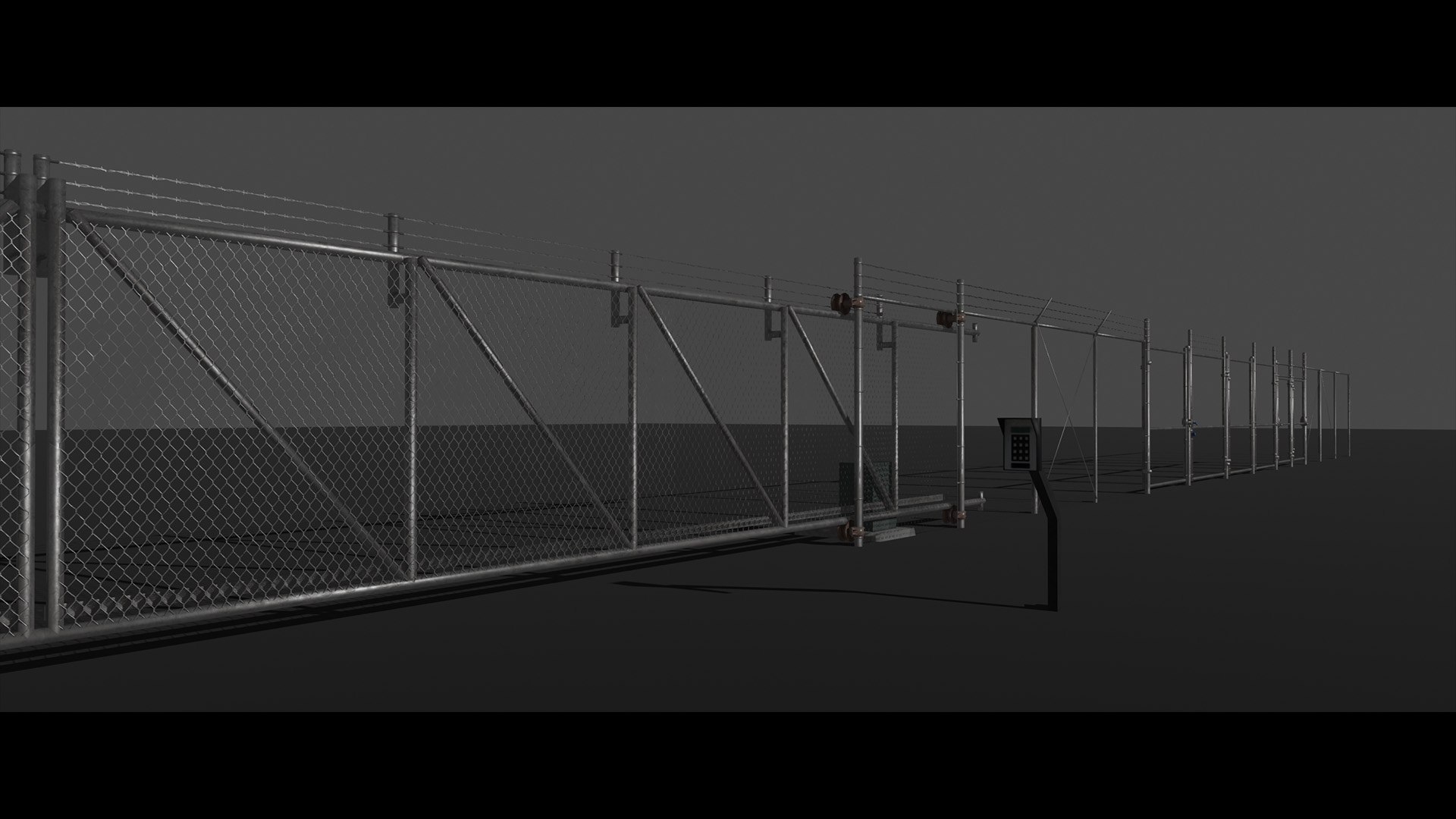 3D Chainlink Fence Low-Poly Modular Set - TurboSquid 2043429