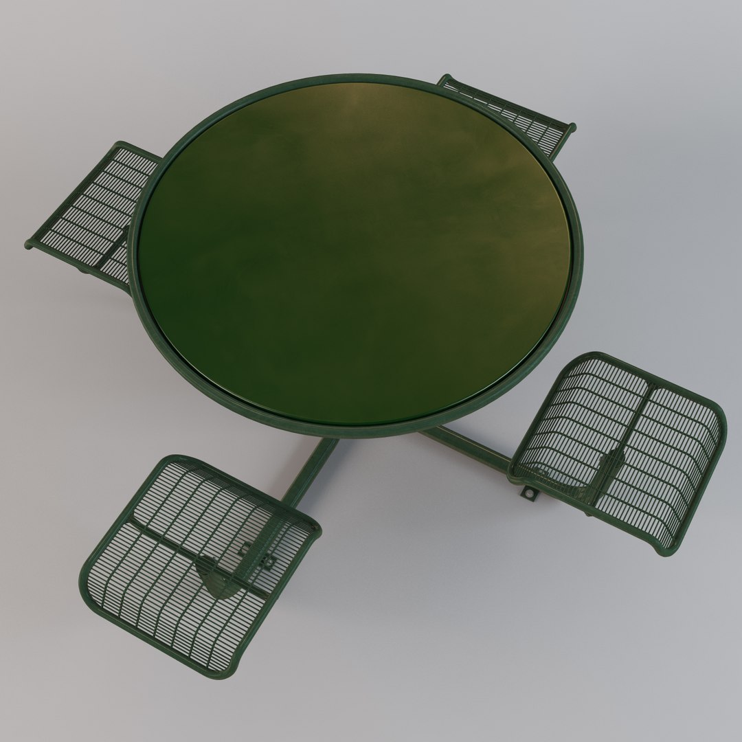 3d Model Dining Group Carousel Seating