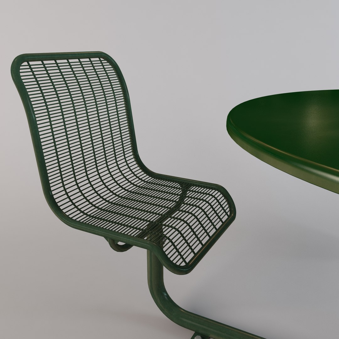 3d Model Dining Group Carousel Seating