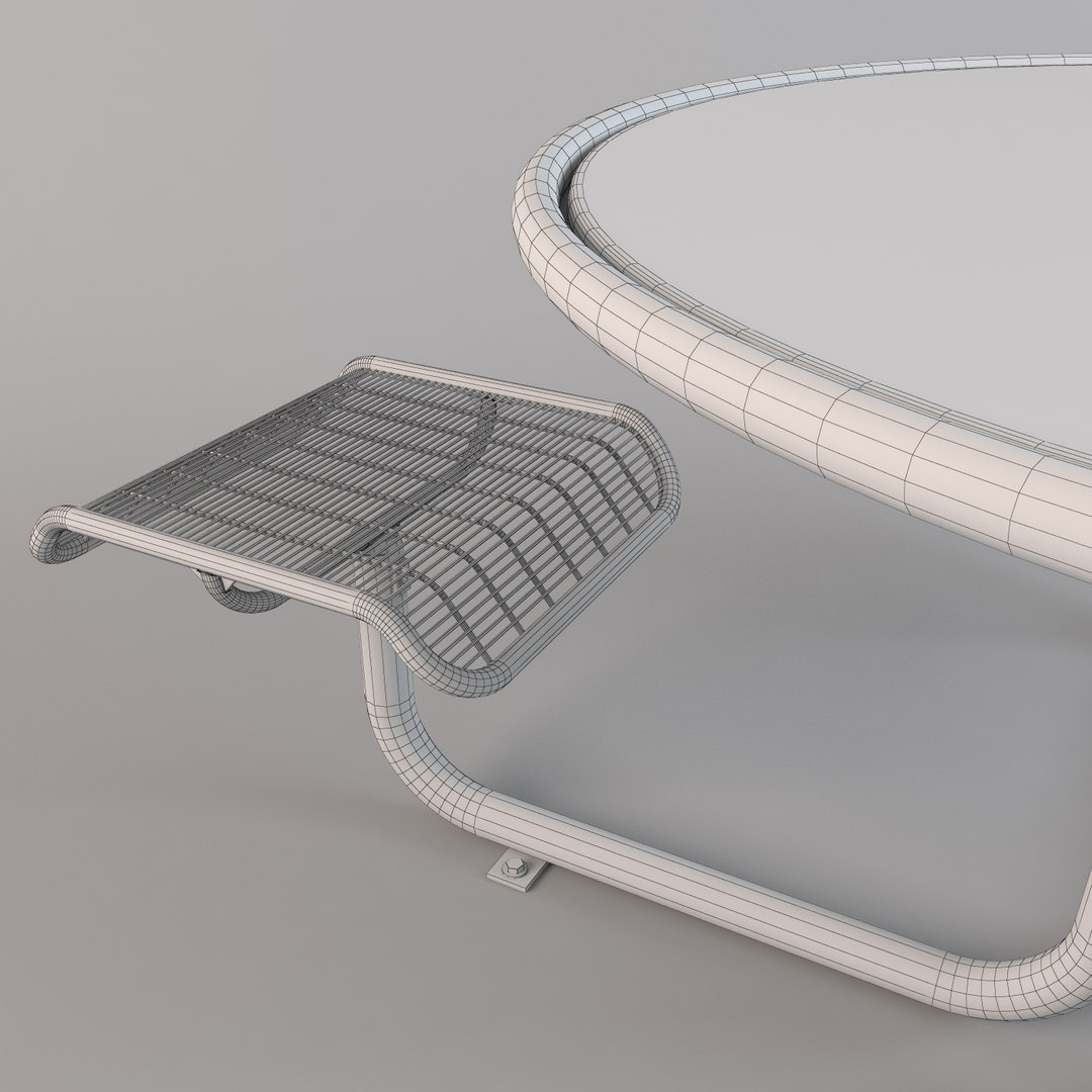 3d Model Dining Group Carousel Seating