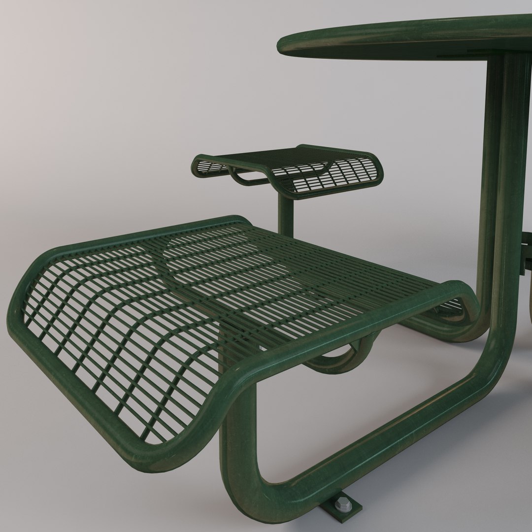 3d Model Dining Group Carousel Seating
