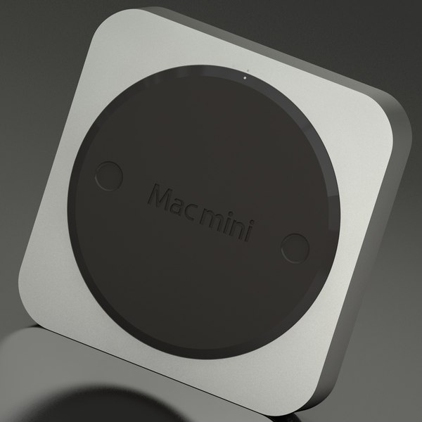 apple mini mac 3d model