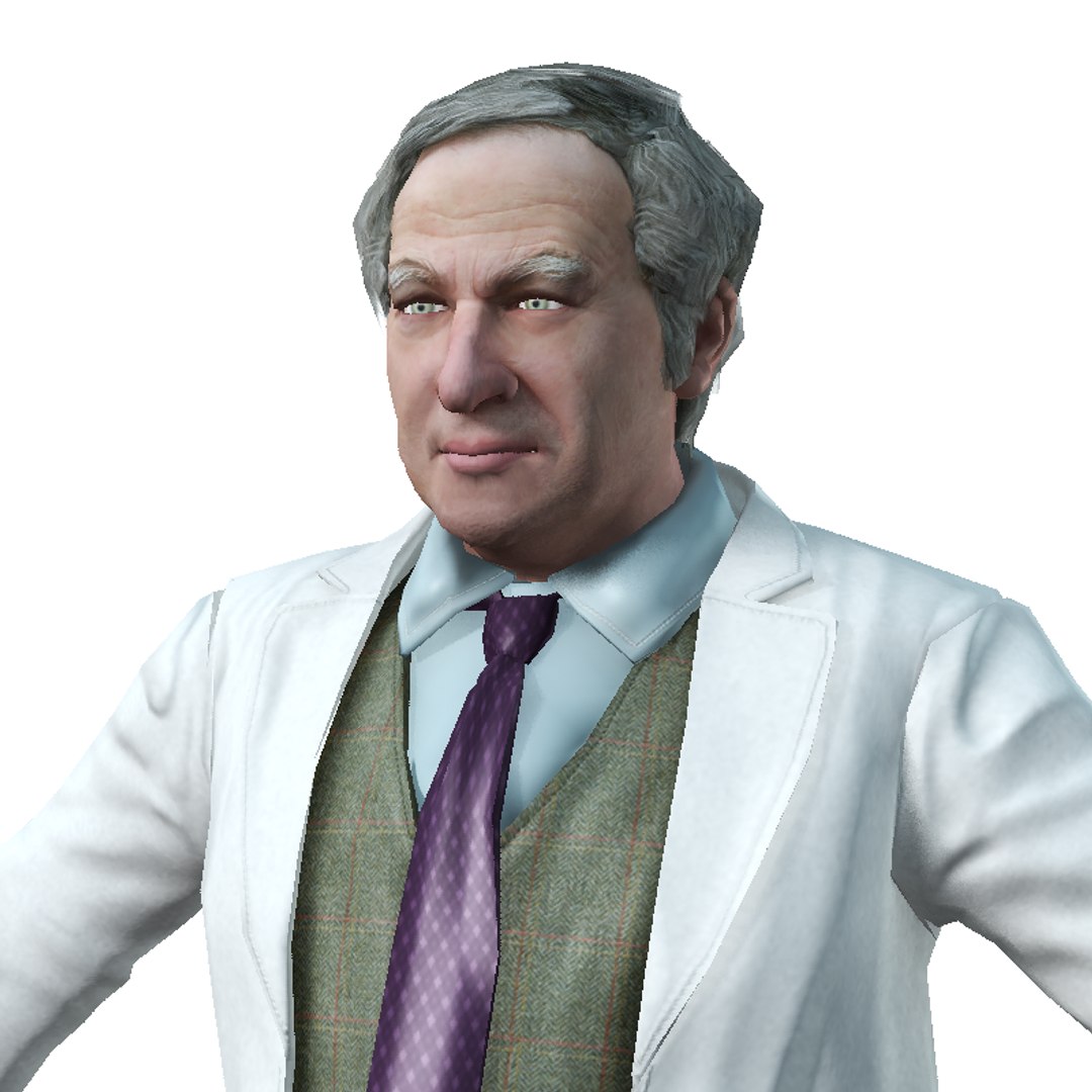Doctor Realistic Biped 3d Model